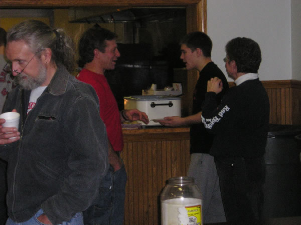 Mr Parlin, Mr Harrison, Mrs Osinski & Donald Osinski. McLane Wrestling.